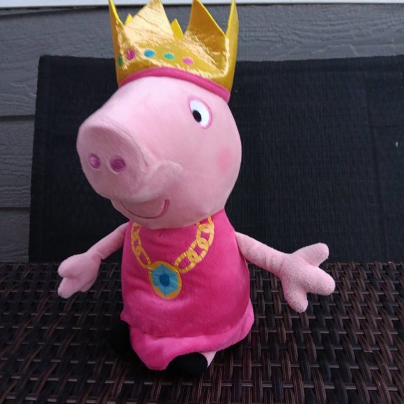 Toys | Peppa Pig Plush Toy Talking Princess Peppa Stuffed Toy 15 203 ...